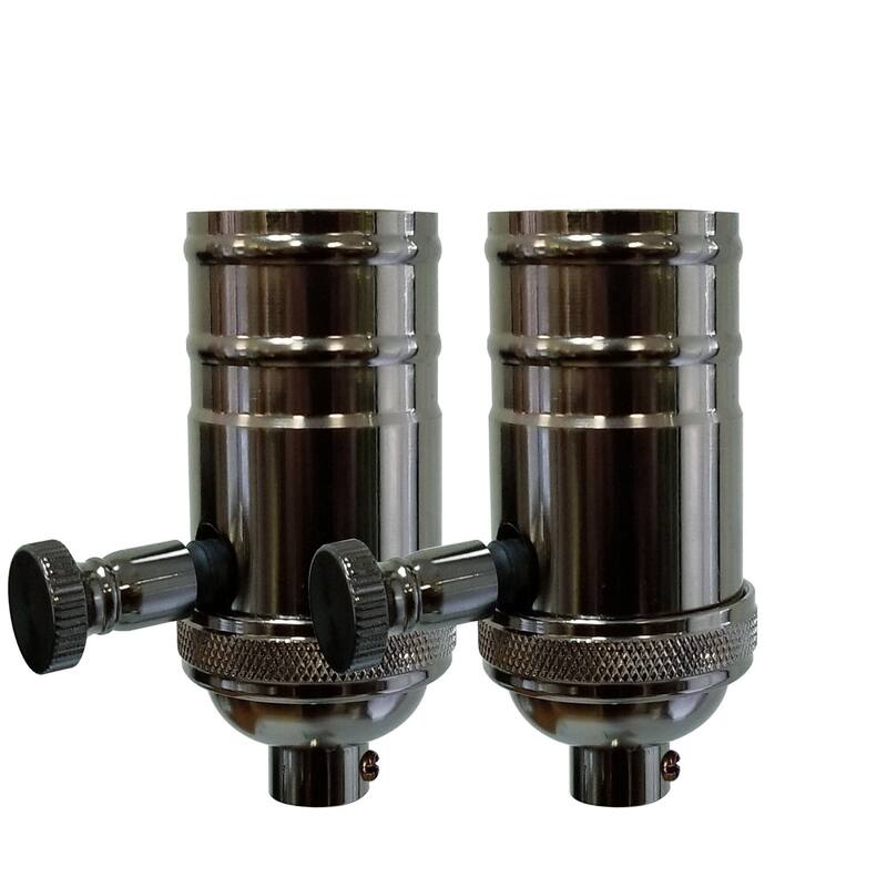 Royal Designs Dimmer Lamp Socket with Shell and Turn Knob, E26 Medium ...