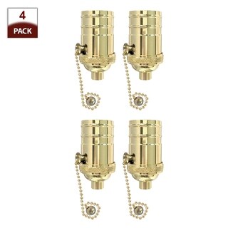 Royal Designs Off/On Pull Chain Lamp Socket with a Solid Metal Cast ...