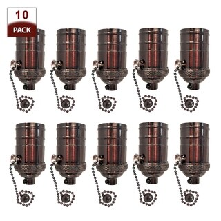 Royal Designs Off/On Pull Chain Lamp Socket with a Solid Metal Cast ...