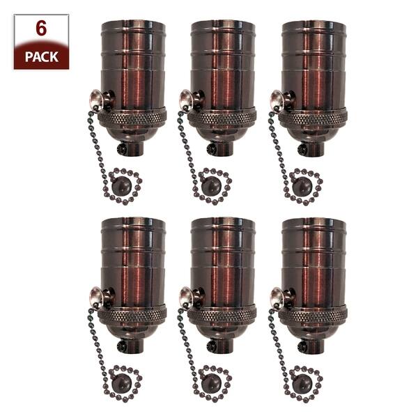 Royal Designs Off/On Pull Chain Lamp Socket with a Solid Metal Cast ...