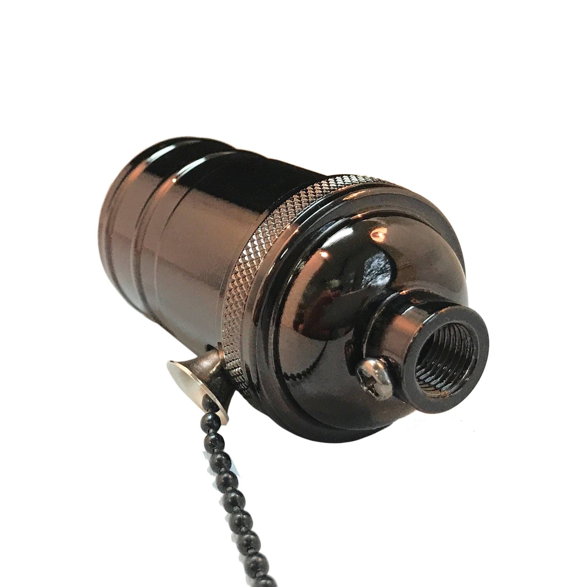 Royal Designs Off/On Pull Chain Lamp Socket with a Solid Metal Cast ...