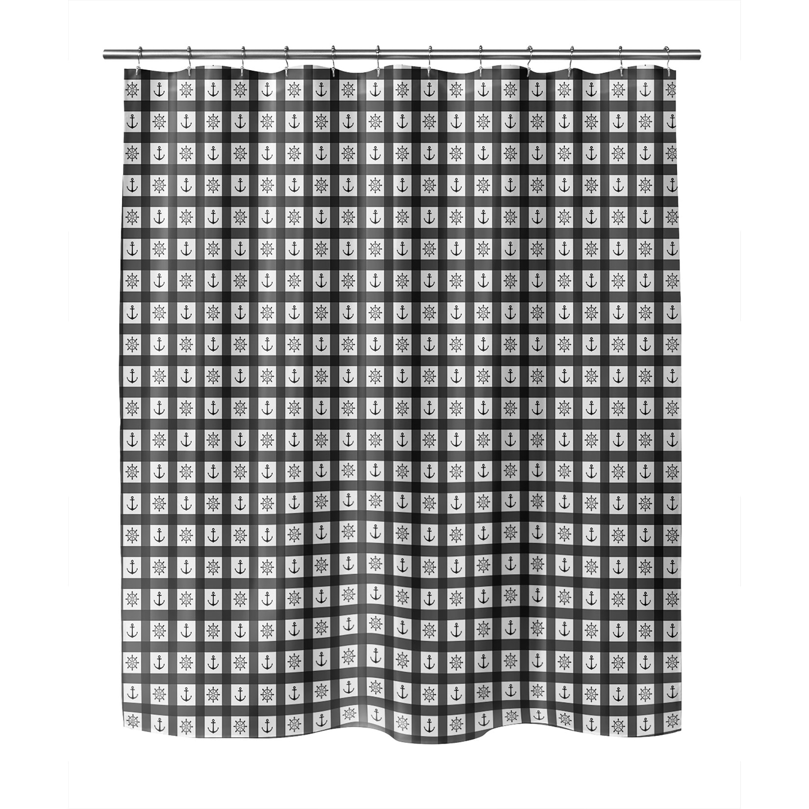 Anchor Wheel Shower Curtain By Kavka Designs Bed Bath And Beyond 30884746