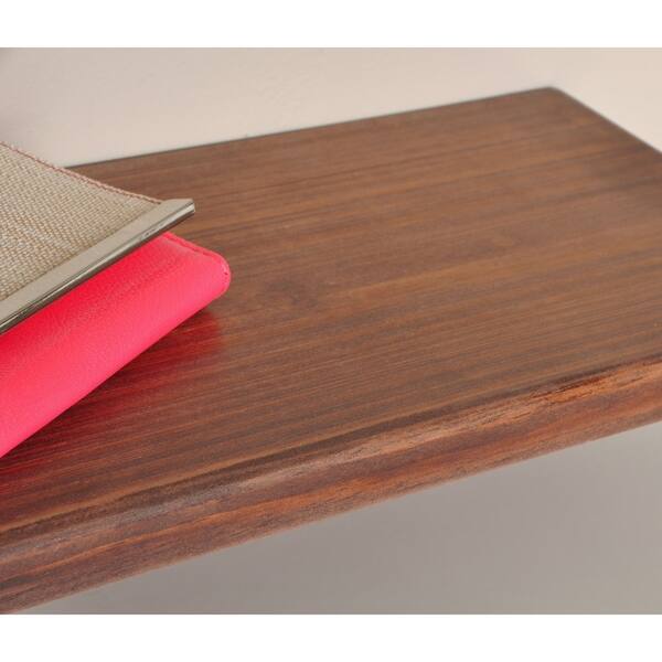 Wall-mounted Shelf with Triangular Struts - Bed Bath & Beyond - 30885145