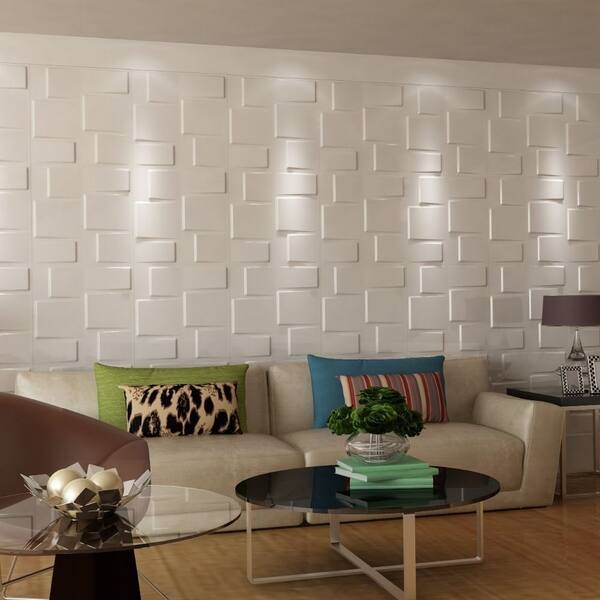 3D Fiber Wall Decor Panelling, 20"x20"/pc - Bed Bath & Beyond - 30885802