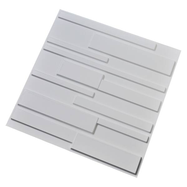 3D Embossed PVC Panel For Wall Decor, 20"x20"/pc - 20pc - Bed Bath ...