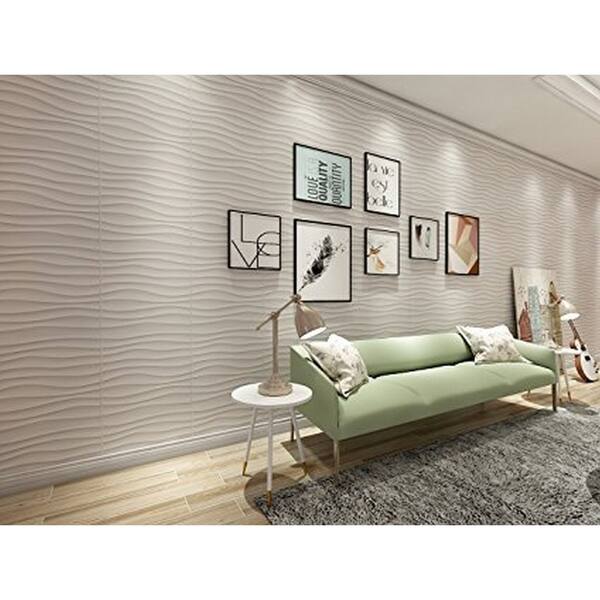 3D Embossed PVC Panel For Wall Decor, 20"x20"/pc - 20pc - Bed Bath ...