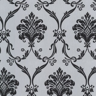 Flock Damask Wallpaper - Bed Bath & Beyond - 30894850