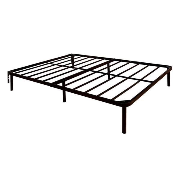 Low Profile Twin Size Metal 11 Slats Bed Frame, Black - Bed Bath ...