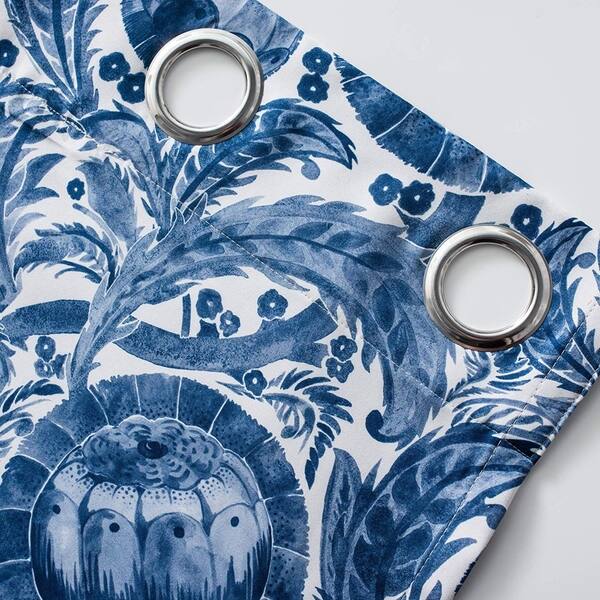 DriftAway Millie Watercolor Floral Botanical Pattern Lined Blackout ...