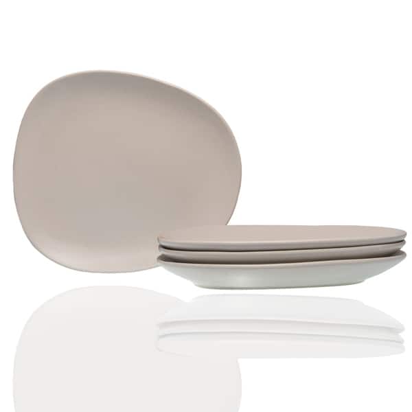 Metro White Dinner Plates Set / 4 - Bed Bath & Beyond - 30969695