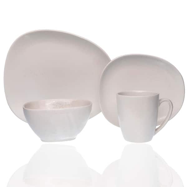 Metro White Dinner Plates Set / 4 - Bed Bath & Beyond - 30969695