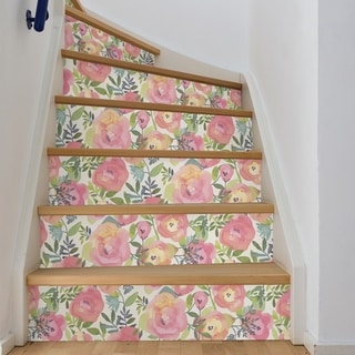 Corning, Peachy Keen Pink Peel & Stick Wallpaper - Bed Bath & Beyond ...
