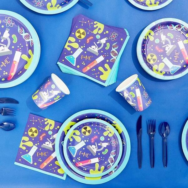 Serves 24 Science Lab Birthday Party Supplies Decorations for Kids Boys ...