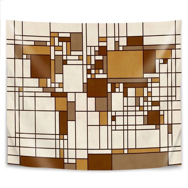 World Map Abstract Mondrian Style - Bed Bath & Beyond - 31025067