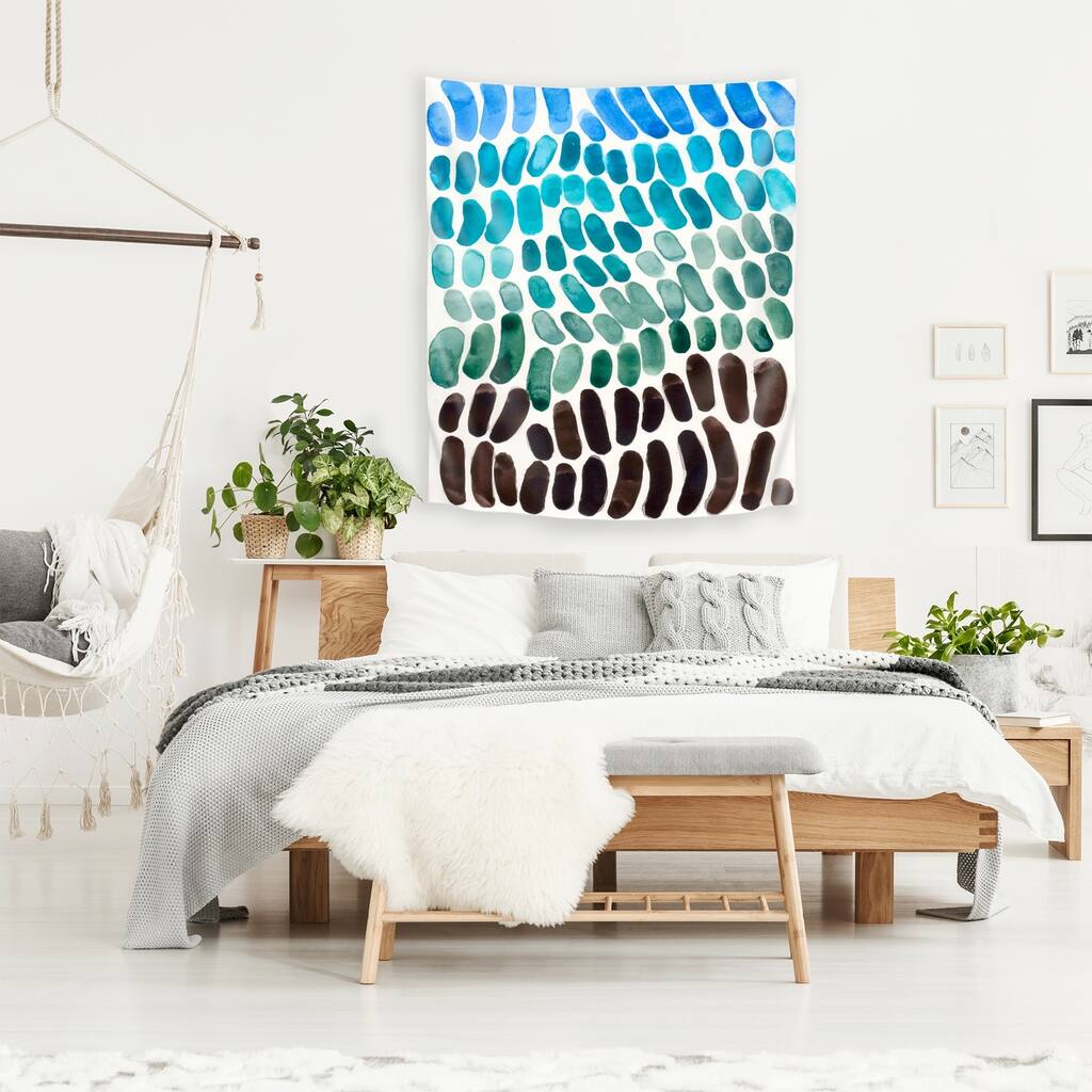 Aquamarine Blue Green Mermaid Scales - Overstock - 31026335