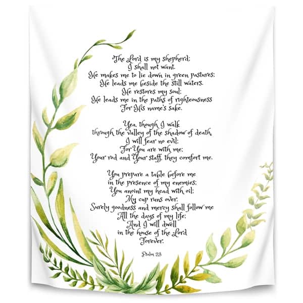 The Lord Is My Shepherd Leaf - Bed Bath & Beyond - 31026687