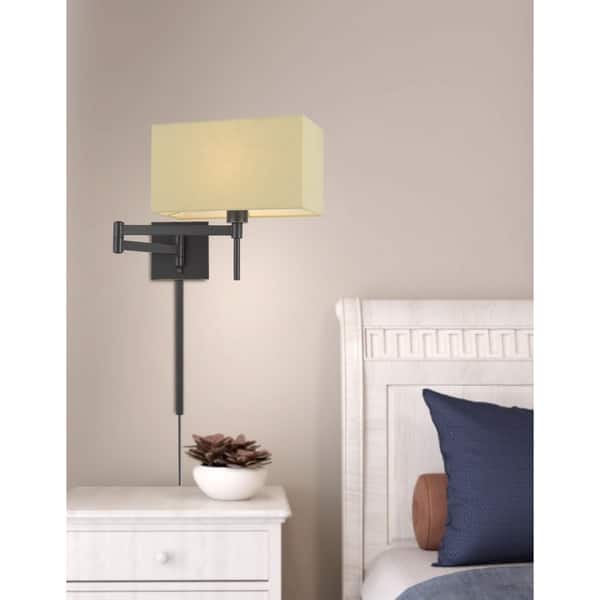 Robson Wall Swing Arm Reading Lamp -Dark Bronze - Dark Bronze - Bed ...
