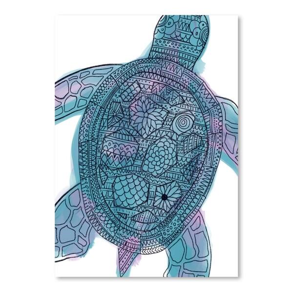 tribal print turtle