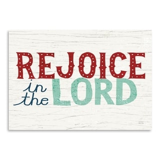 Holiday On Wheels Rejoice In The Lord V2 Poster Art Print - Bed Bath ...