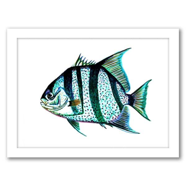 Striped Fish - Framed Print Wall Art - Bed Bath & Beyond - 31036002