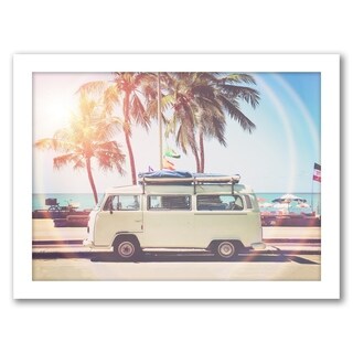 Retro Van - Framed Print Wall Art - Bed Bath & Beyond - 31036098