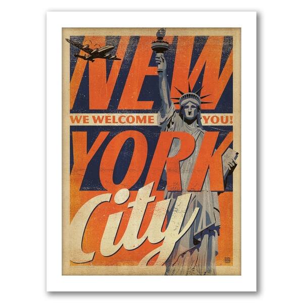 Nyc Welcome You - Framed Print Wall Art - Bed Bath & Beyond - 31036270