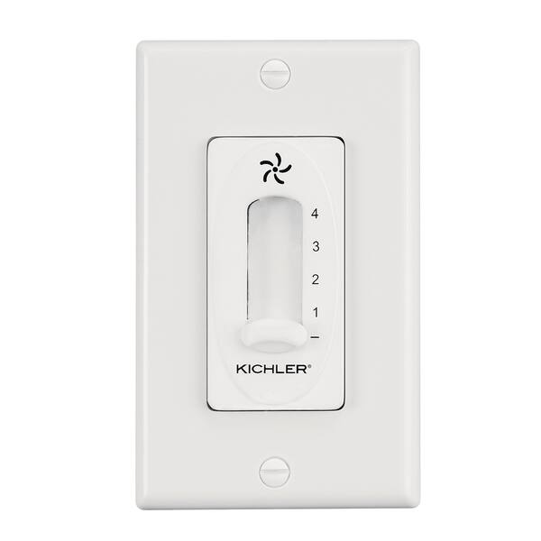 Kichler Lighting 4 Speed Ceiling Fan Slide Control White - Bed Bath ...