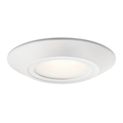 Kichler Lighting Horizon 2700K LED Downlight Glass Diffuser White ...