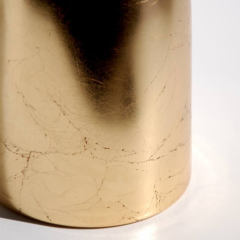 GILT Gold Gilded Hourglass Vase - Overstock - 31041269