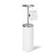 Portaloo Toilet Paper Stand White/Nickel - Bed Bath & Beyond - 31047547