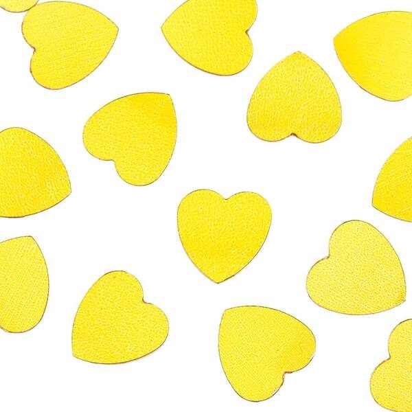 7oz Gold Heart Confetti for Table, Wedding Bridal Shower Bachelorette ...