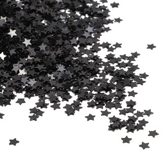 7oz Black Star Confetti for Table, Birthday Graduation Baby Shower ...