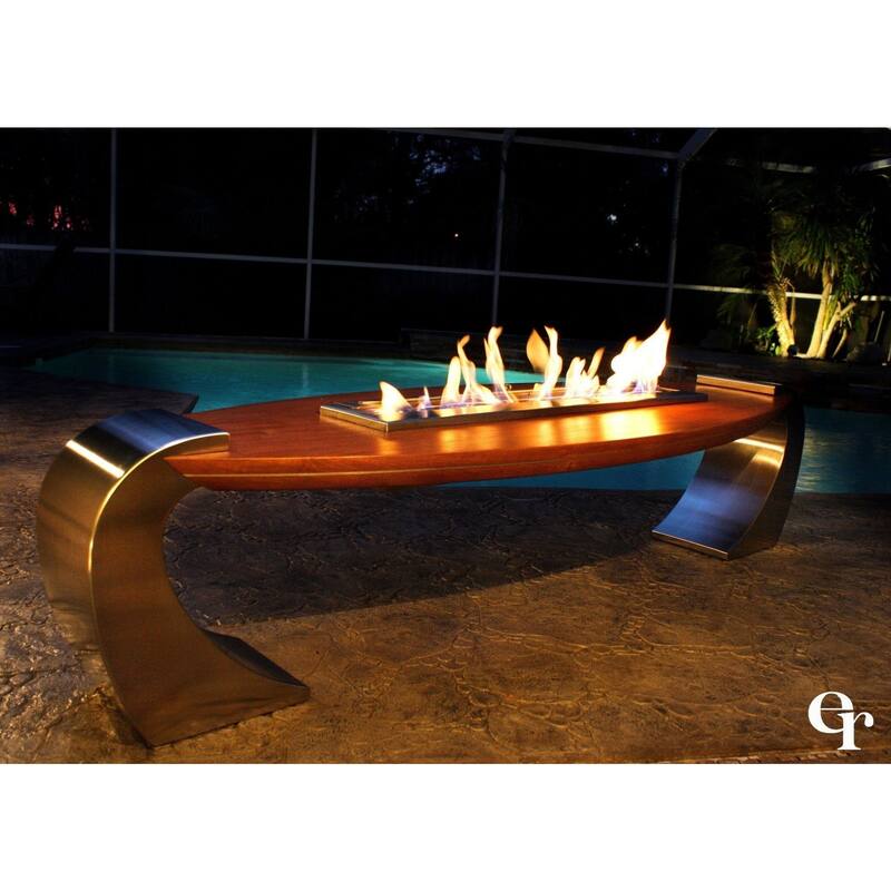 Bio Flame 60" BURNER SS 43,000BTU w/ 15.0L Fuel Capacity - Overstock ...