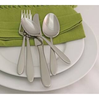Oneida Mooncrest Stainless Steel 45-piece Flatware Set (Service for 8 ...