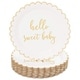 48-Pack "Hello Sweet Baby" Design Disposable Party Paper Plates 9" for ...