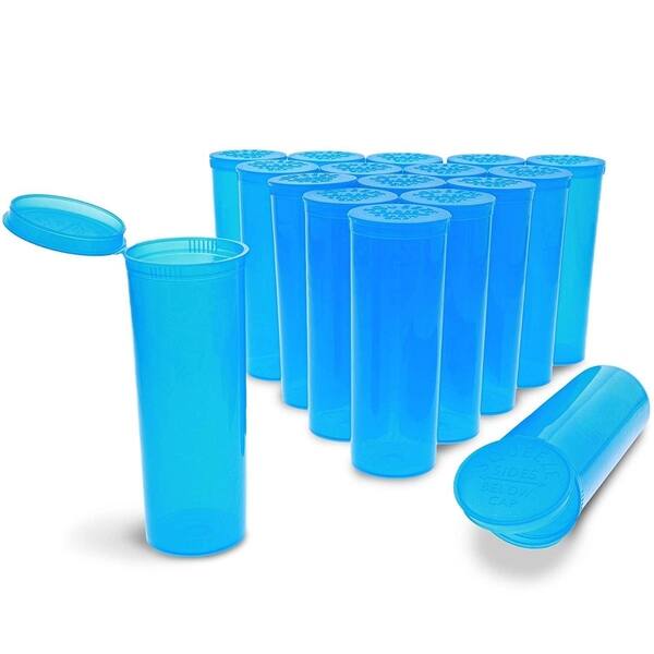 20 Pack 60 Dram Smell Proof Odor Sealing Tube Airtight Container Joint ...