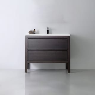 Modern Bathroom Single Vanity, Dexter - Bed Bath & Beyond - 31098560