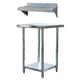 Stainless Steel Work Station - 24" Workbench Table & 24" Utility Shelf ...