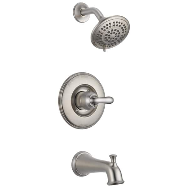 Delta Linden Monitor 14 Series Tub & Shower Trim Stainless - Bed Bath ...