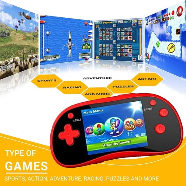 IQ Toys Handheld 220 Arcade Game Zone Player Console - Bed Bath ...
