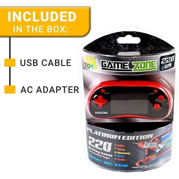 IQ Toys Handheld 220 Arcade Game Zone Player Console - Bed Bath ...