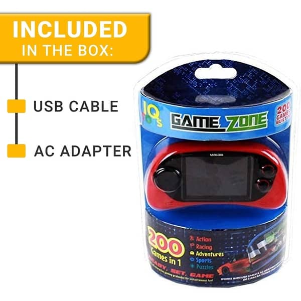 IQ Toys Handheld 200 Arcade Game Zone Player Console - Bed Bath ...