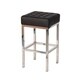 Silver Orchid Stolz Black Leather Counter Stool - Bed Bath & Beyond ...