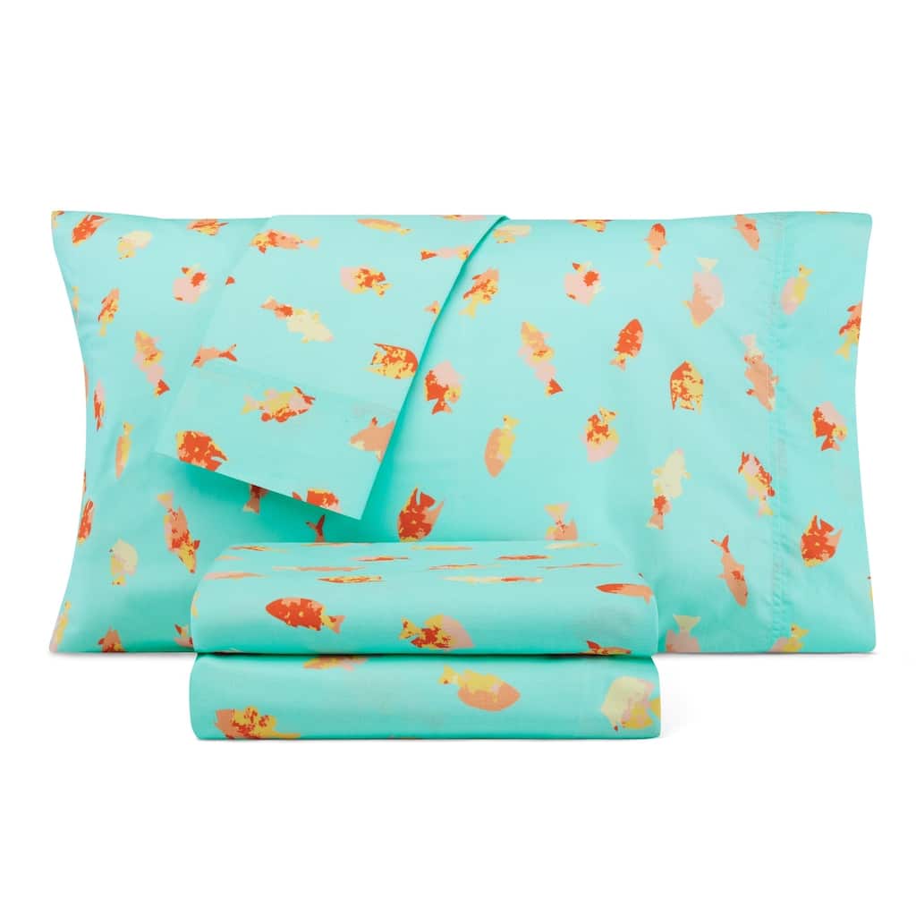 Nautica Kids Tropical Fish Cotton-Rich Sheet Set - Overstock - 31115905