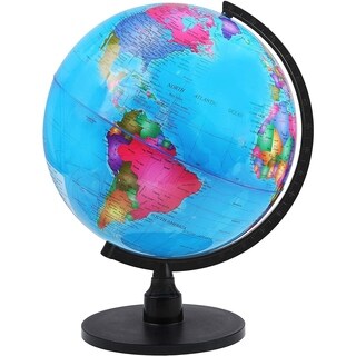 IQ Toys 13 Inch Geographic Spinning World Globe with Stand - Bed Bath ...