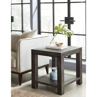 Meadow Solid Wood End Table in Graphite - Bed Bath & Beyond - 31128184