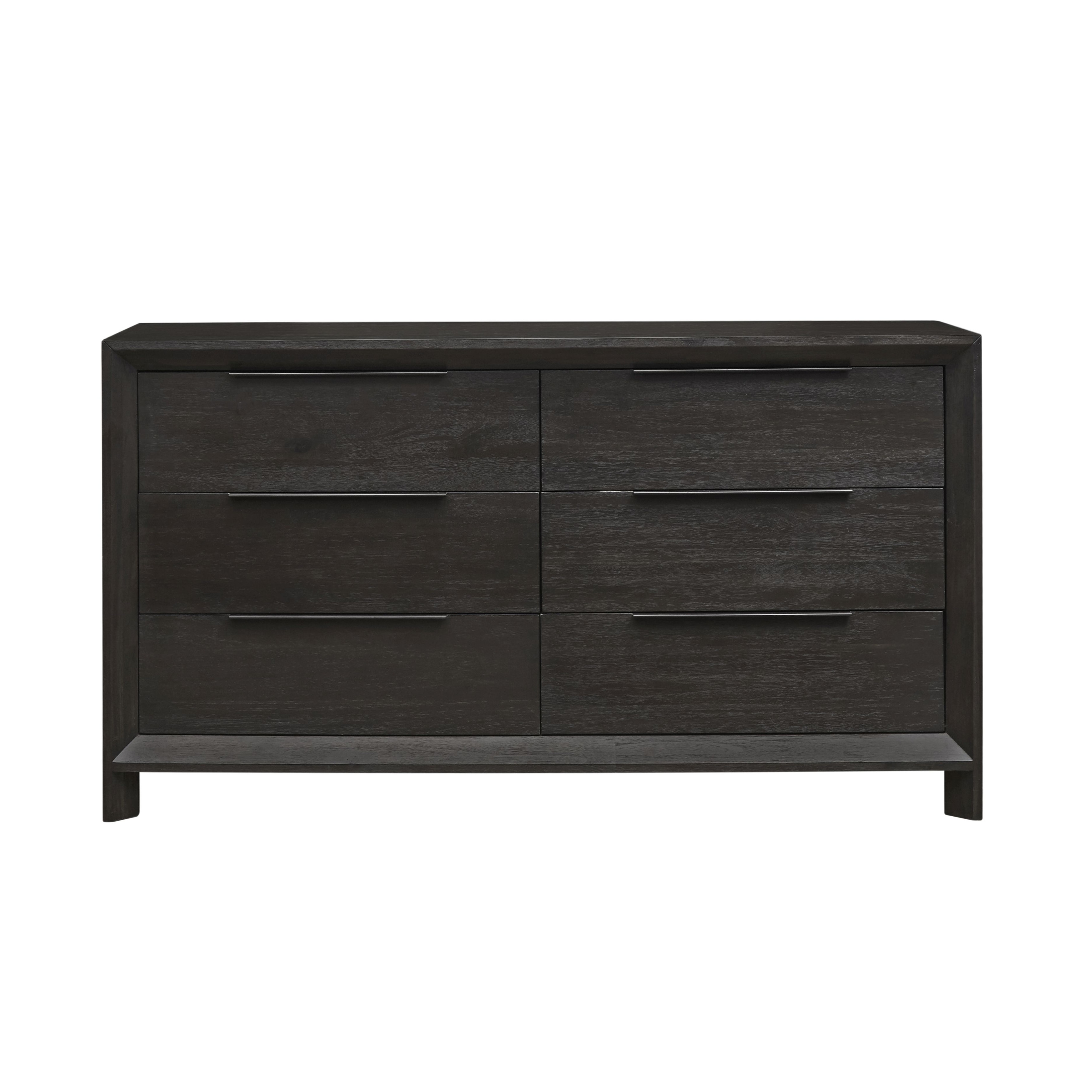 Chloe Solid Wood Six Drawer Dresser in Basalt Grey Bed Bath Beyond 31129570