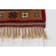 Hand-knotted Melis Red Wool Rug - 5'1
