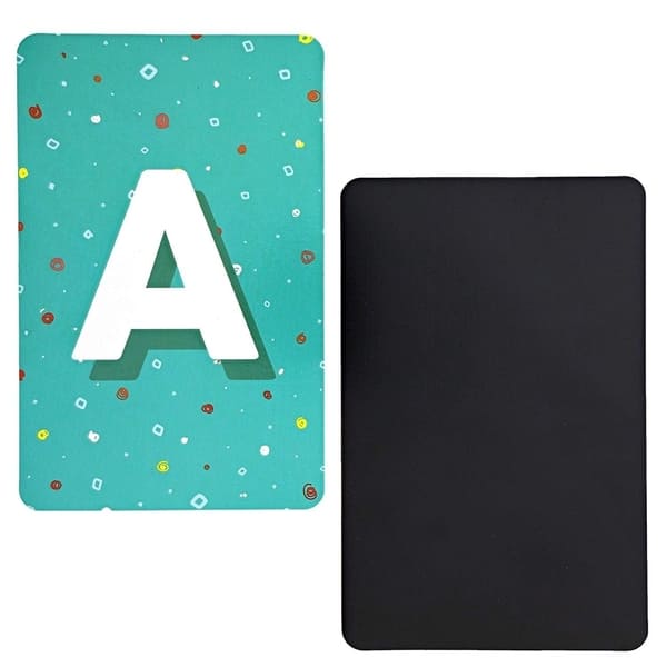 26 Count Magnetic Alphabet Letters Flash Cards, Large Uppercase, 5.6 x ...