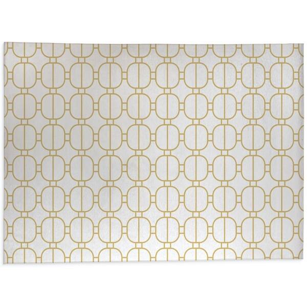 FITZWATER GOLD Kitchen Mat By Kavka Designs - Bed Bath & Beyond - 31138346
